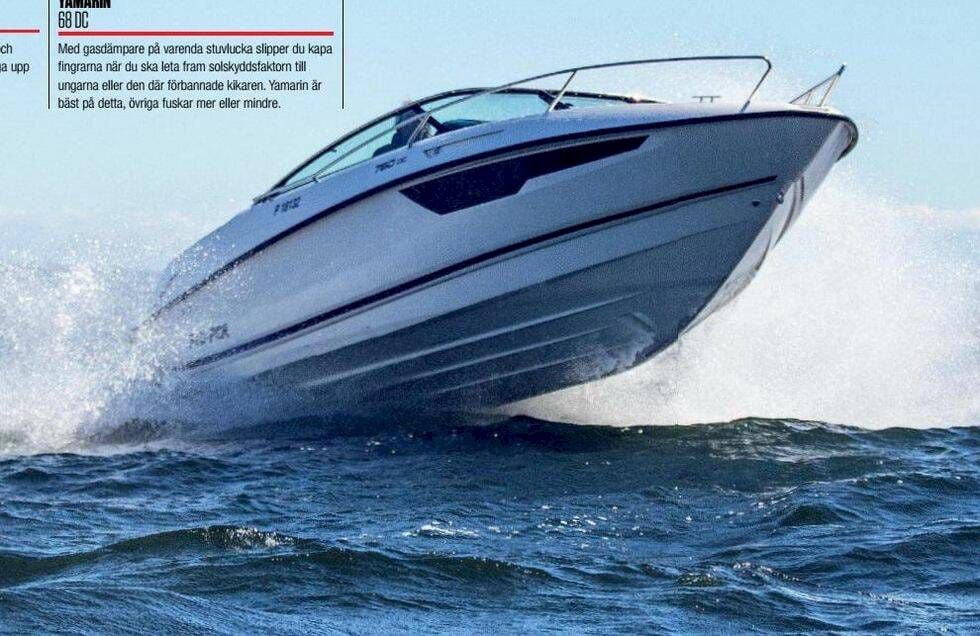 Test: Finnmaster T7, Flipper 760 DC, AMT 230 DC, Yamarin 68 DC och ...